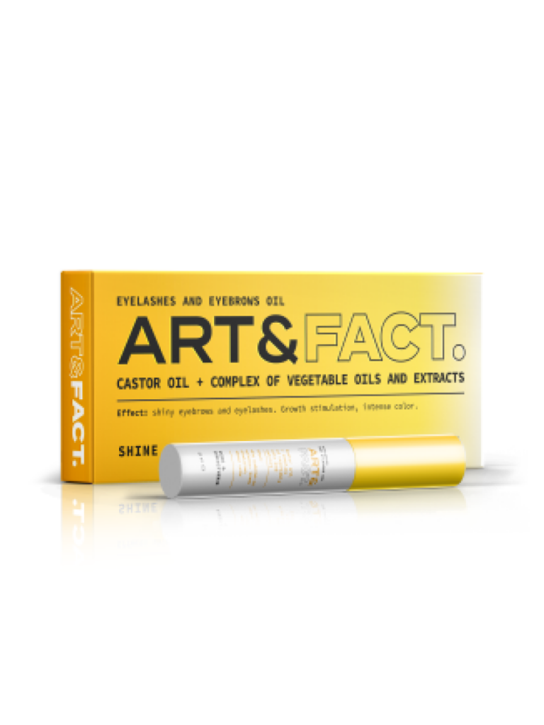 Касторовое масло и комплекс масел и экстрактов для ресниц и бровей ART&FACT