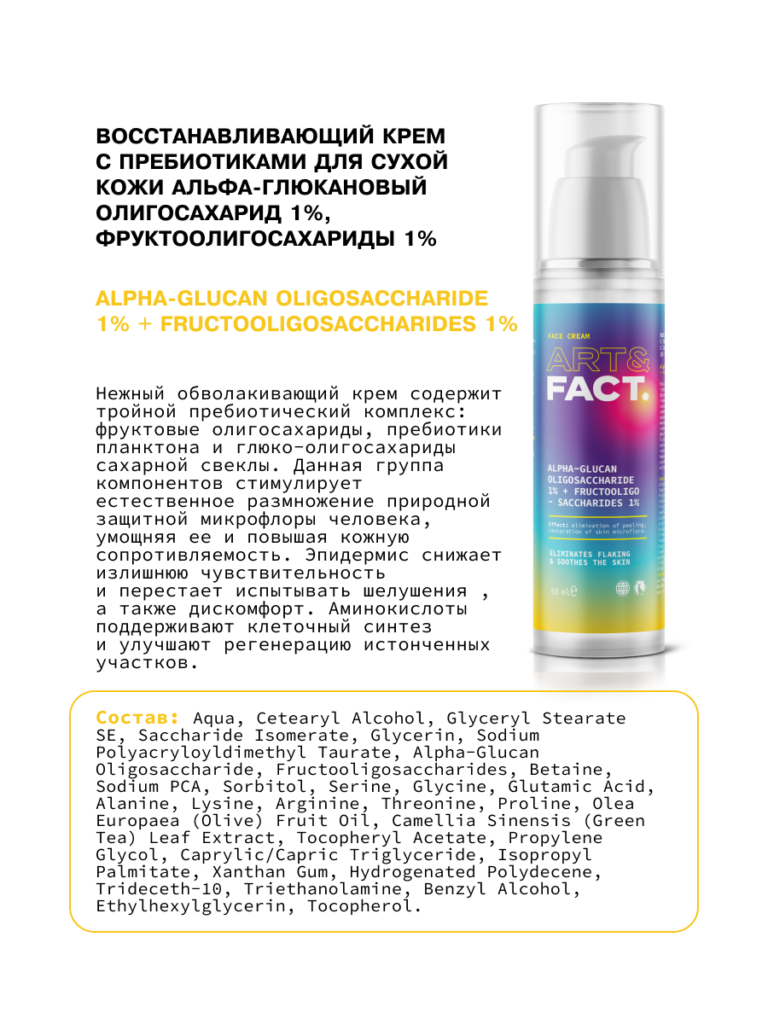 Подарочный набор для восстановления кожи с пребиотиками ART&FACT.